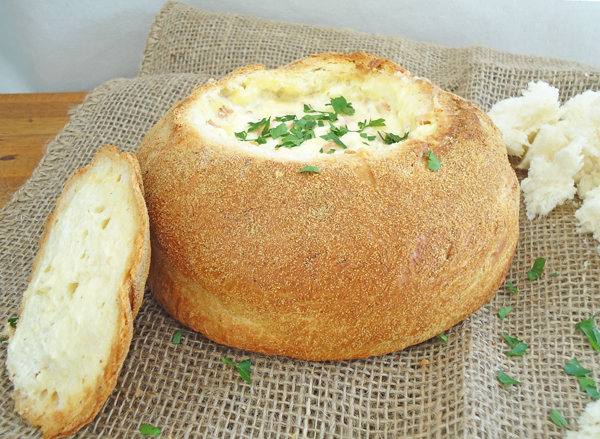 Bacon and Cheese Cob Loaf Recipe - Best Recipes